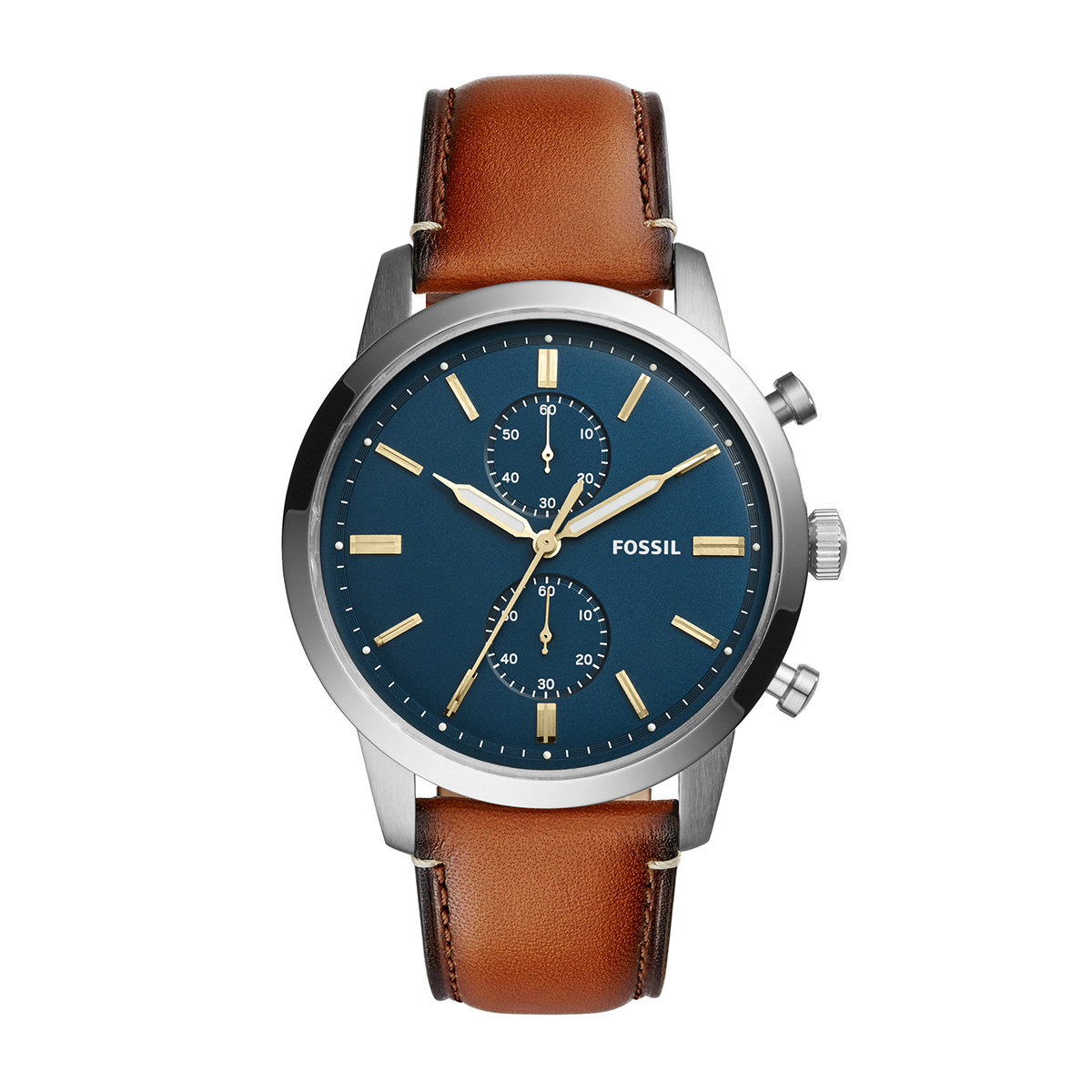 Fossil Men's Townsman Quartz Chronograph Stainless Steel Watch with ...