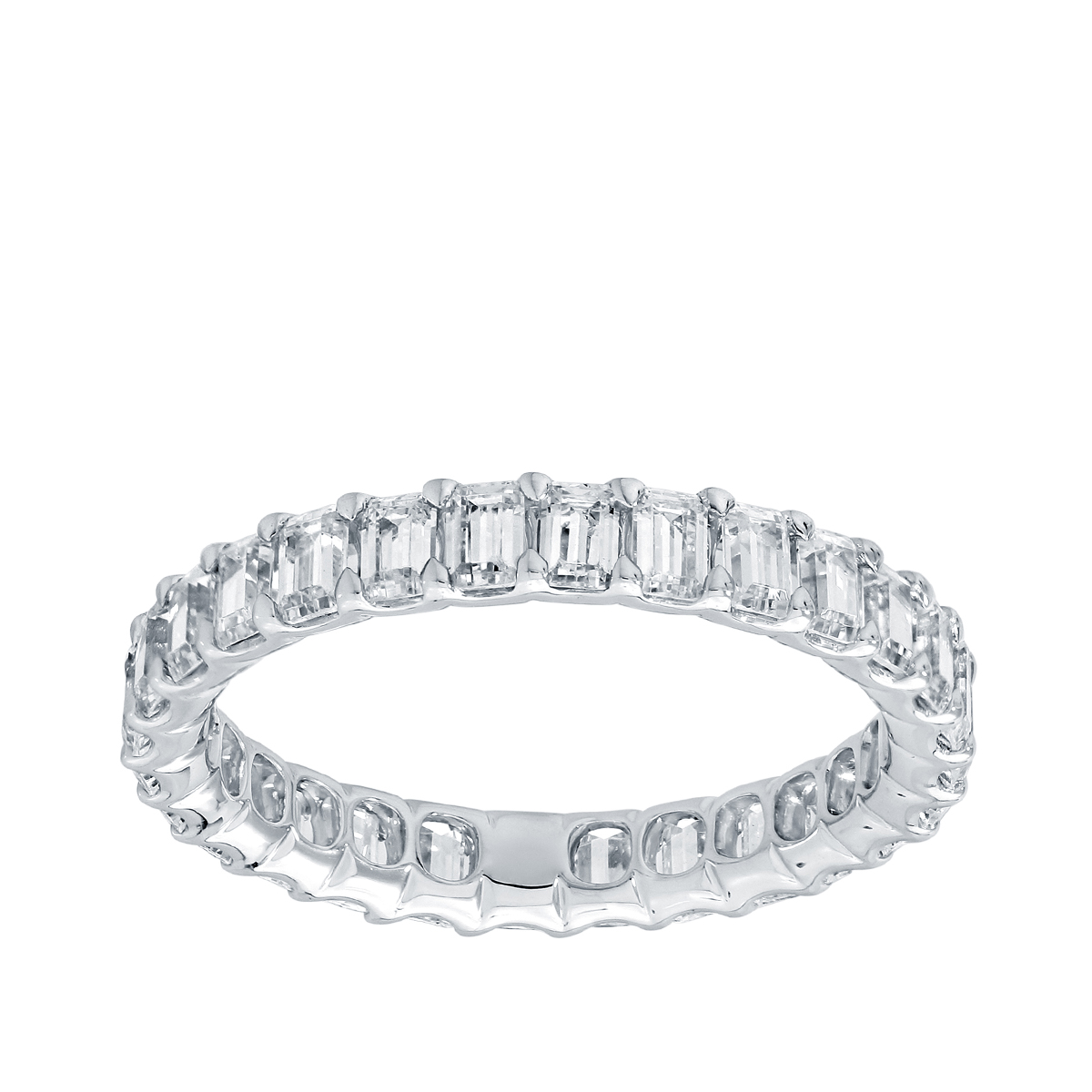 Eternity 2-7/8 ct. tw. Emerald Cut Diamond Band - Riddle's Jewelry